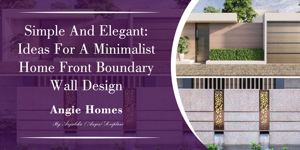 Front Compound Wall Design