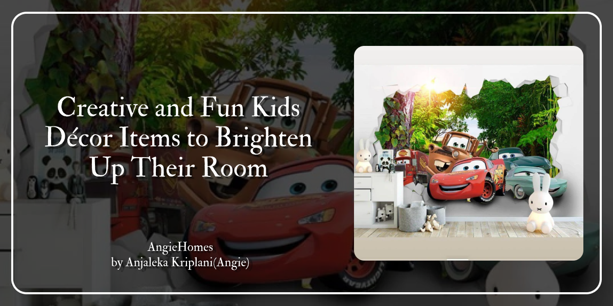 Creative and Fun Kids Décor Items to Brighten Up Their Room – ANGIE HOMES