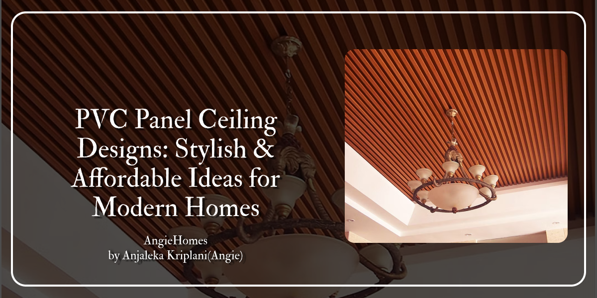 PVC Panel Ceiling Designs: Stylish & Affordable Ideas for Modern Homes ...