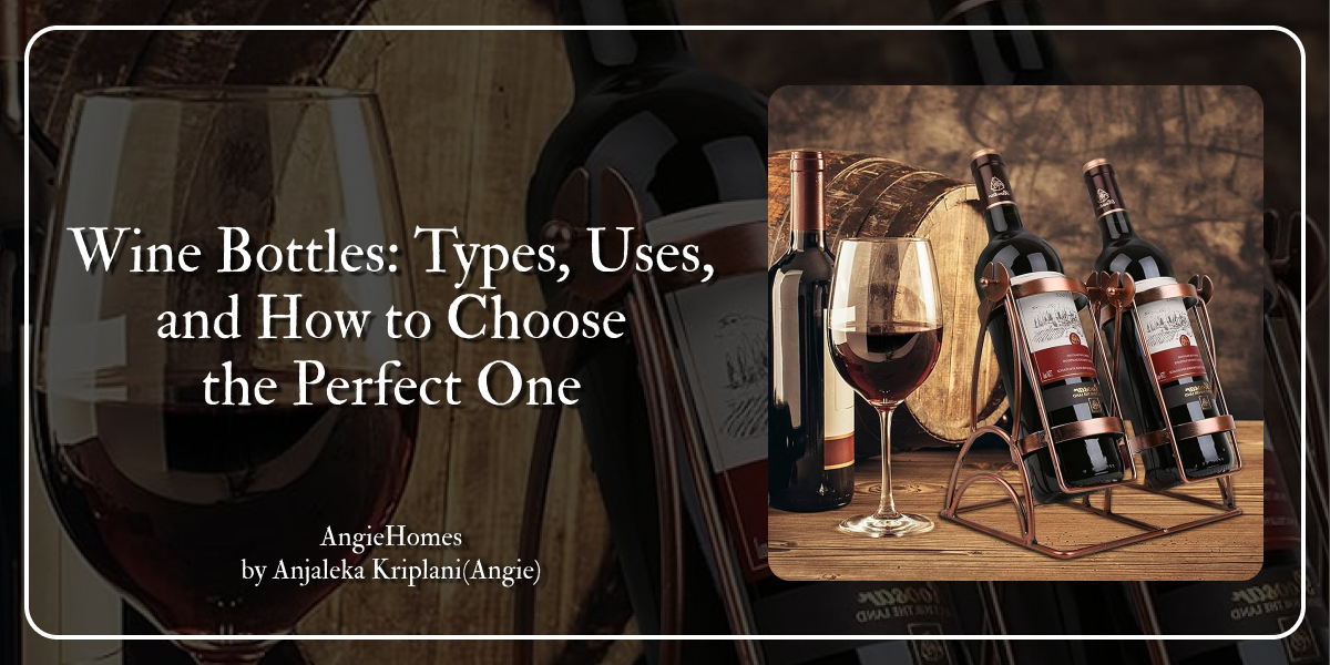 Wine Bottles: Types, Uses, and How to Choose the Perfect One – ANGIE HOMES