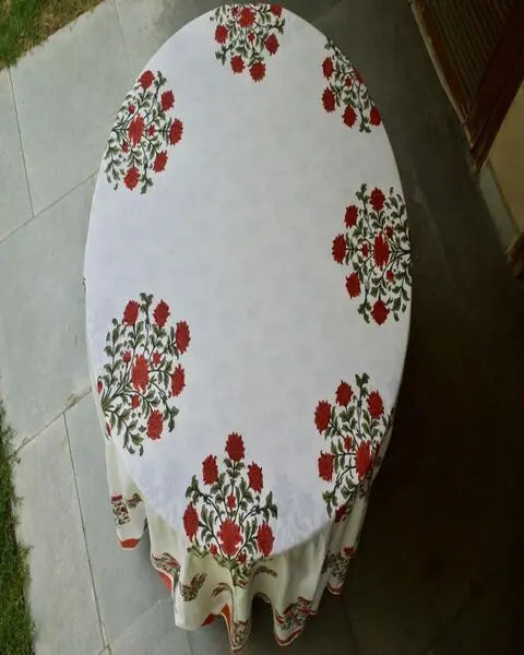 Buy Batis tablecloth for round table Online | Angiehomes