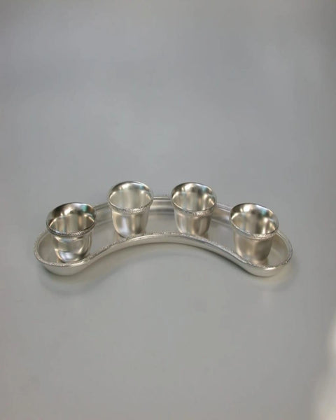 Jovi Silver Pleated Bowl