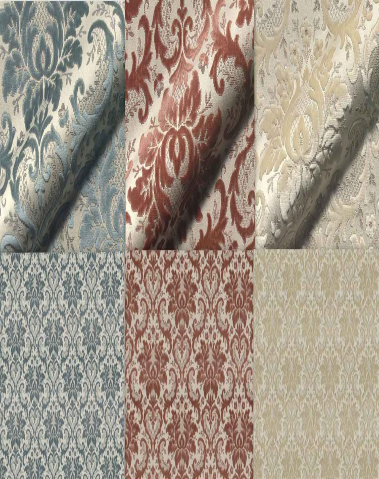 Buy Pontus Light Blue Damask Fabric Online - Angie Homes – ANGIE HOMES