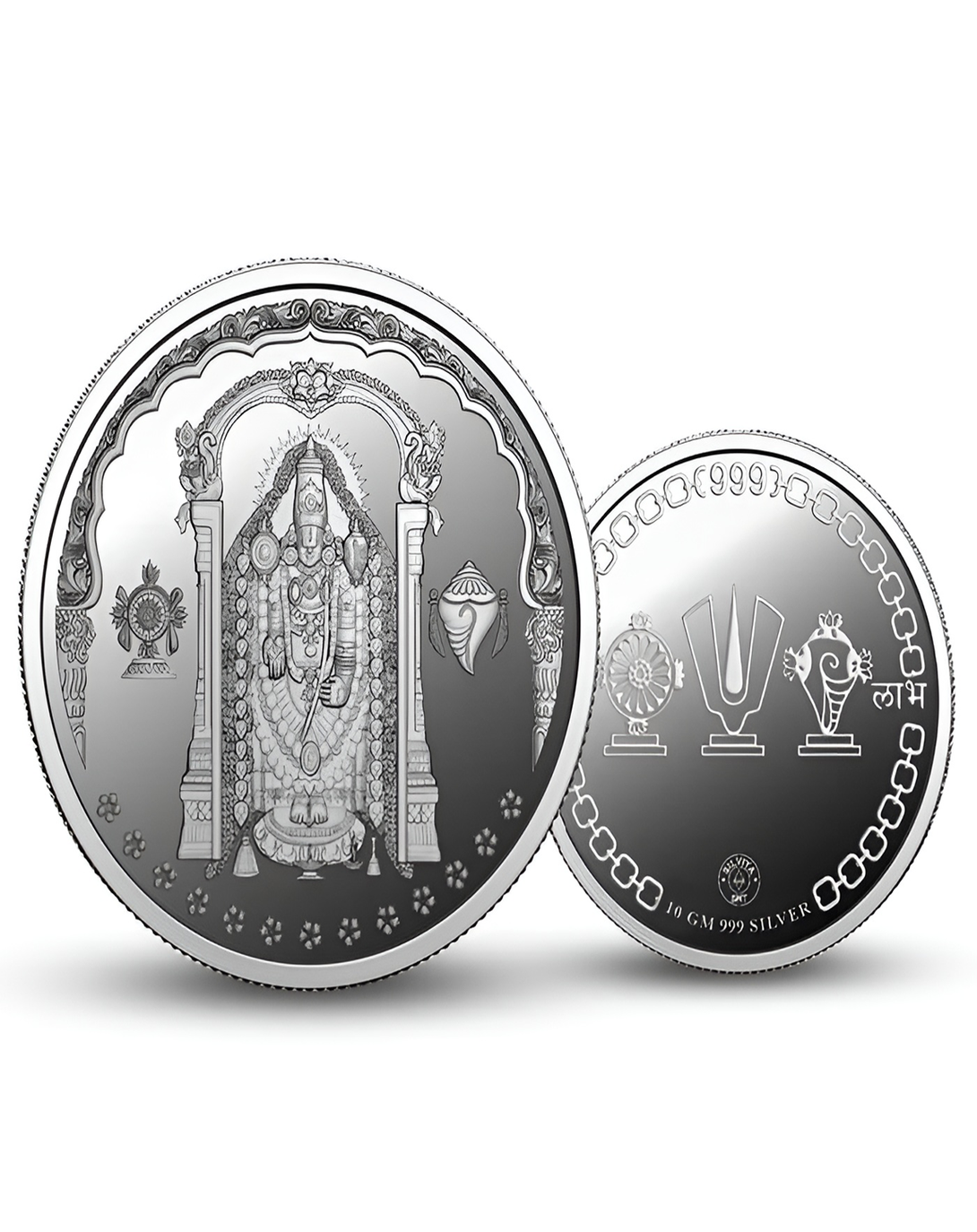 Tirupati Balaji Silver Coin - Angie Homes Silverware – ANGIE HOMES