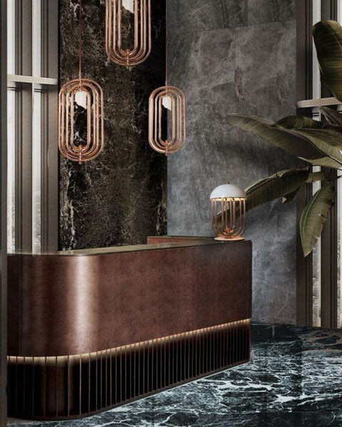 Buy Luxury Reception Tables Online | Modern Reception Desk - Angiehomes