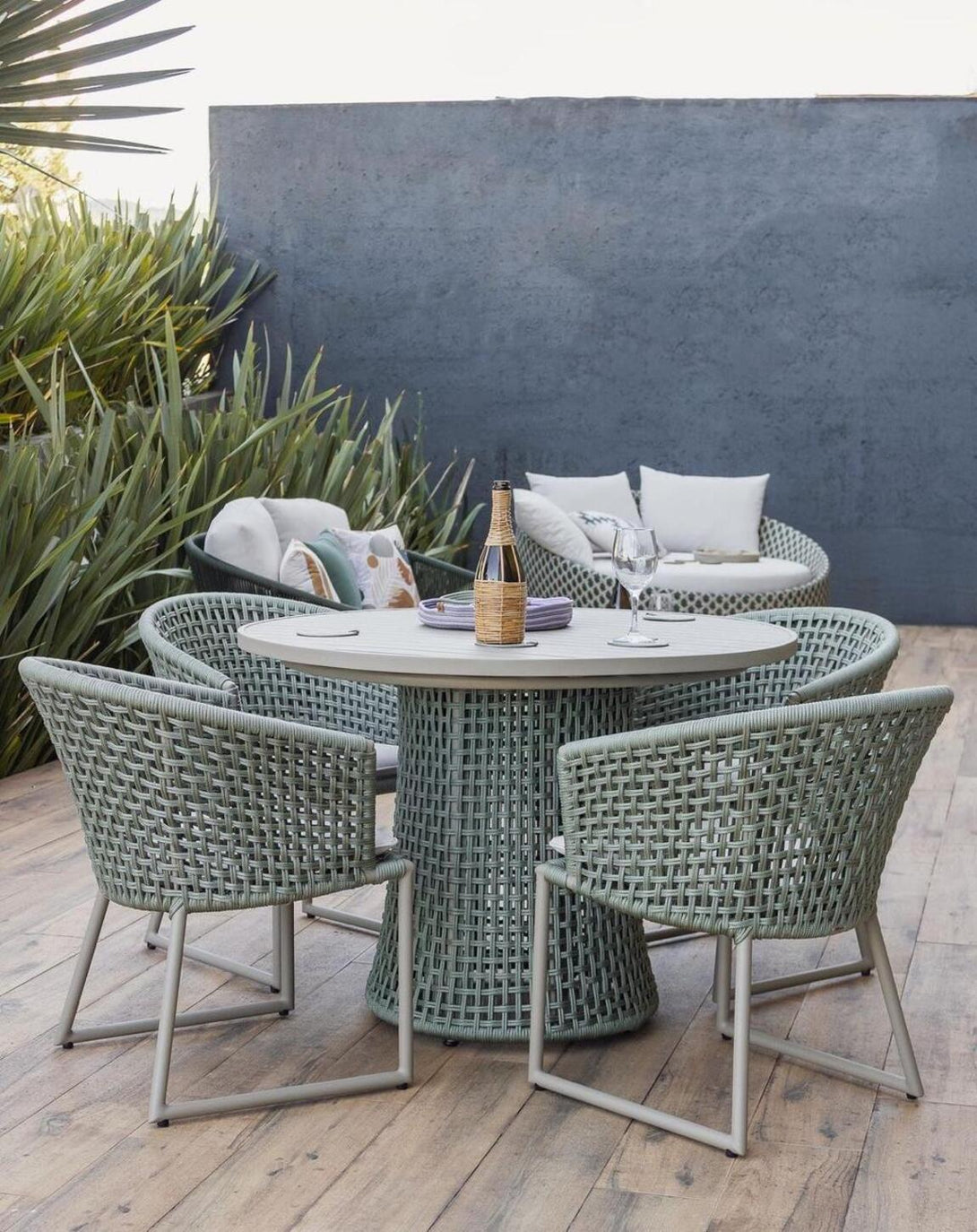 Patio Round Dining Table | Outdoor Furniture – ANGIE HOMES