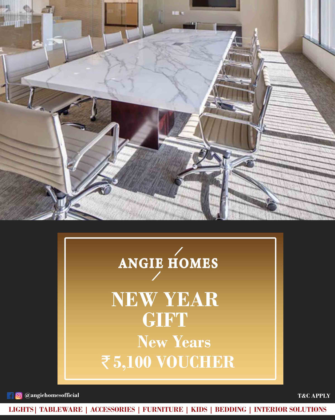 Furniture | New year Gift Card Voucher – ANGIE HOMES