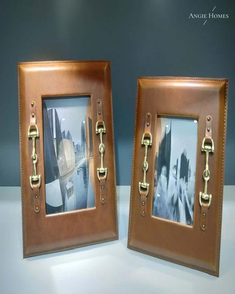 Buy bell vintage leather photo frames online | Angiehomes