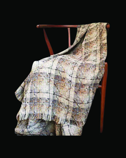 Buy Premium Square Designer Cashmere Blanket At Best Price