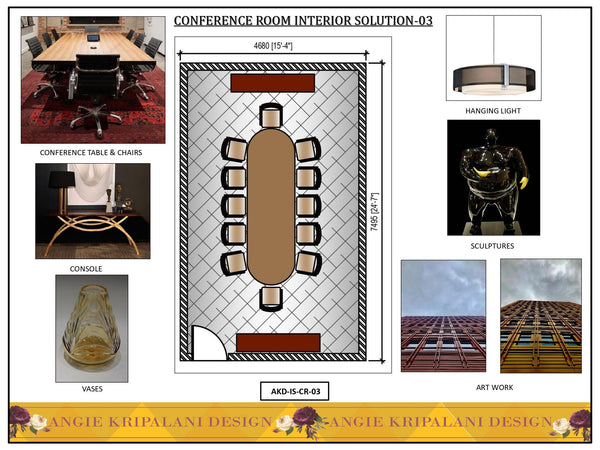 Best Interior Solutions for Conference Room By Angie Homes