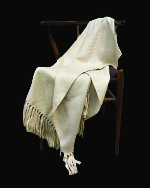 Shop Elegant Plain Cream Throw Blankets Best Buy Online
