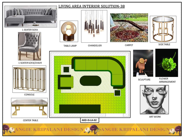 Modern Luxury Living Area Interior Solution - Angie Homes