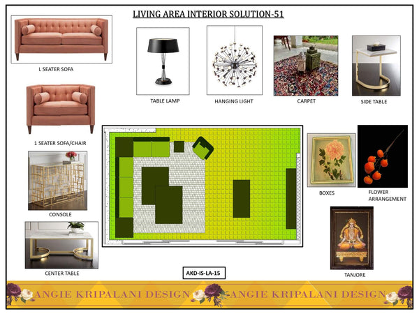 Best Interior Solutions for Living Room by Angie homes